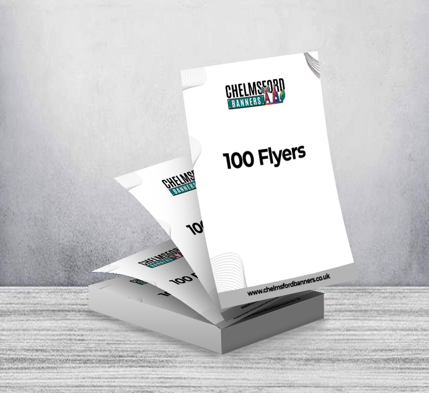 100 Flyers Same Day & Next Day Printing Chelmsford